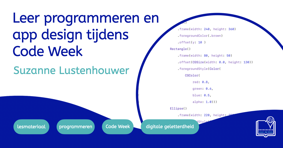 Leer programmeren en app design tijdens Code Week | Voor de klas